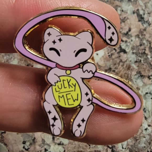 Jewelry | 2 For 13 Pokemon Lucky Mew Hard Enamel Pin | Poshmark